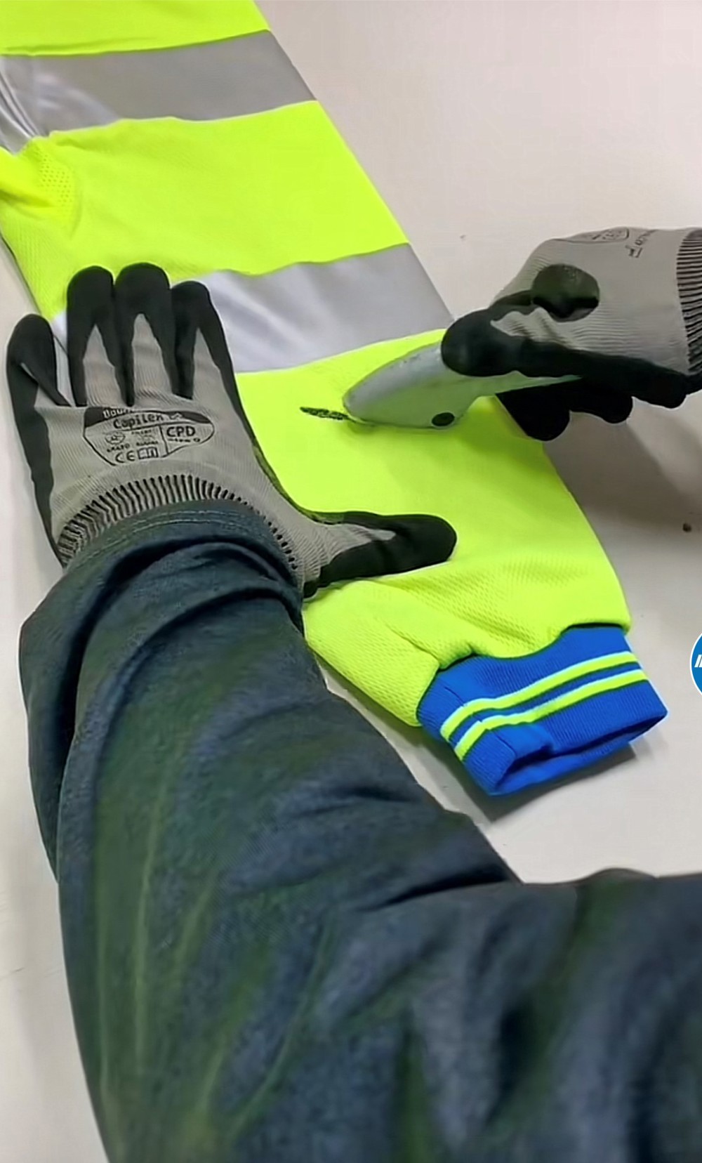 Arm Protection During the Handling and use of Materials and Sharp Edges